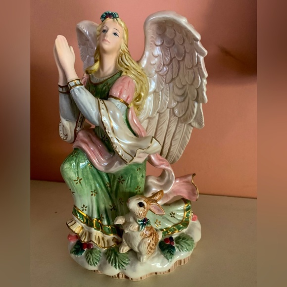 Fitz and Floyd | Holiday | Vintage Rare Christmas Praying Angel ...